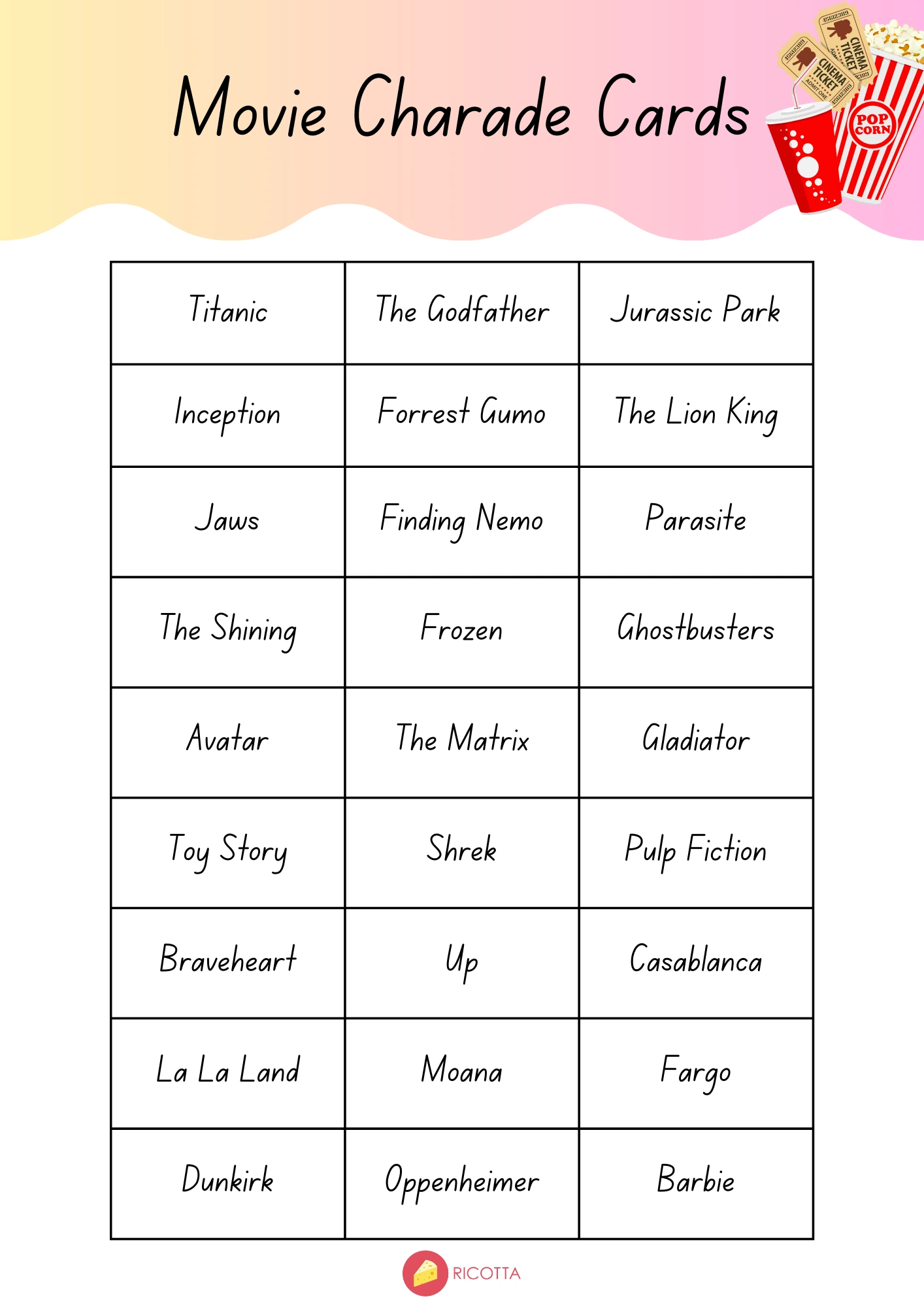 Best Charades Ideas For Adults Kids Teens